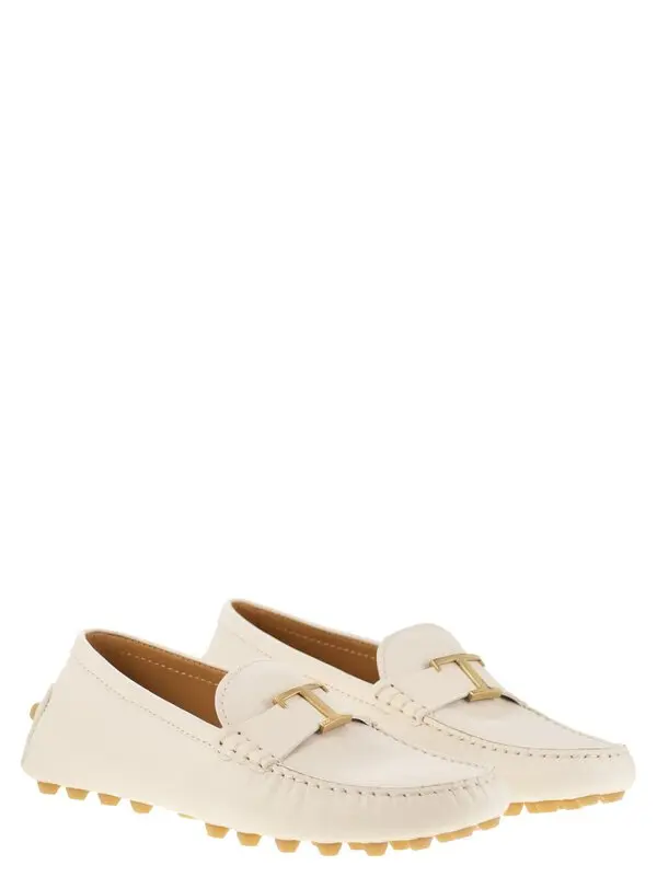TOD'S Gommino Bubble Loafers With T Timeless Accessory