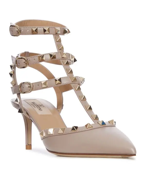 Valentino Garavani Rockstud Leather Pumps - Multicolor