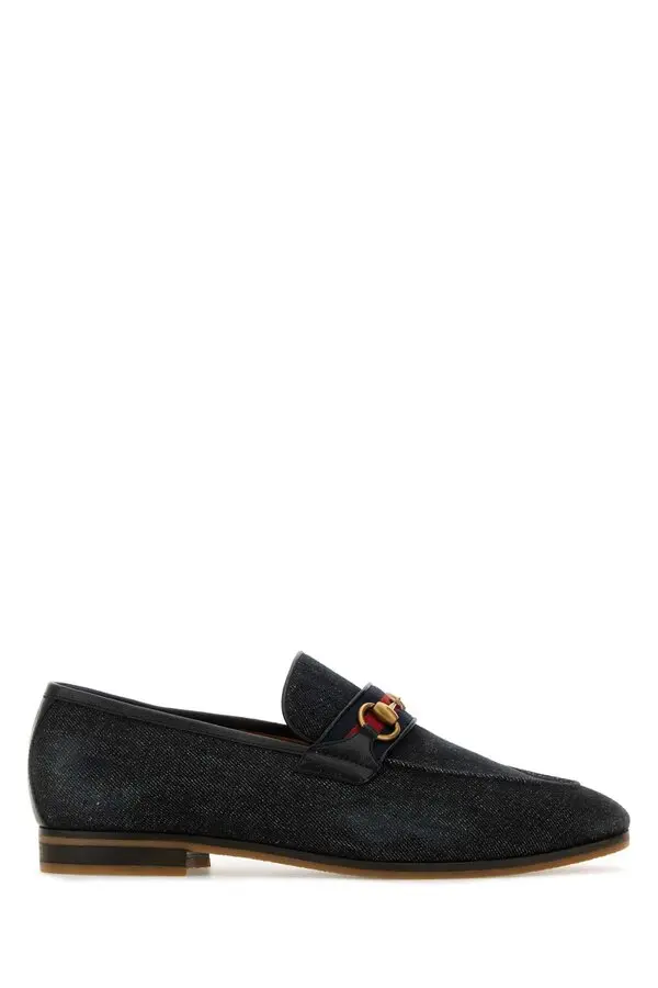 Gucci Denim Loafers - Blue