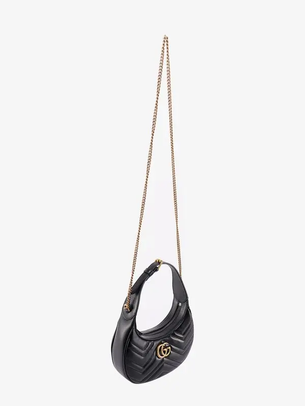 Gucci Gg Marmont Quilted Leather Shoulder Bag With Metal Gg Logo - Multicolor