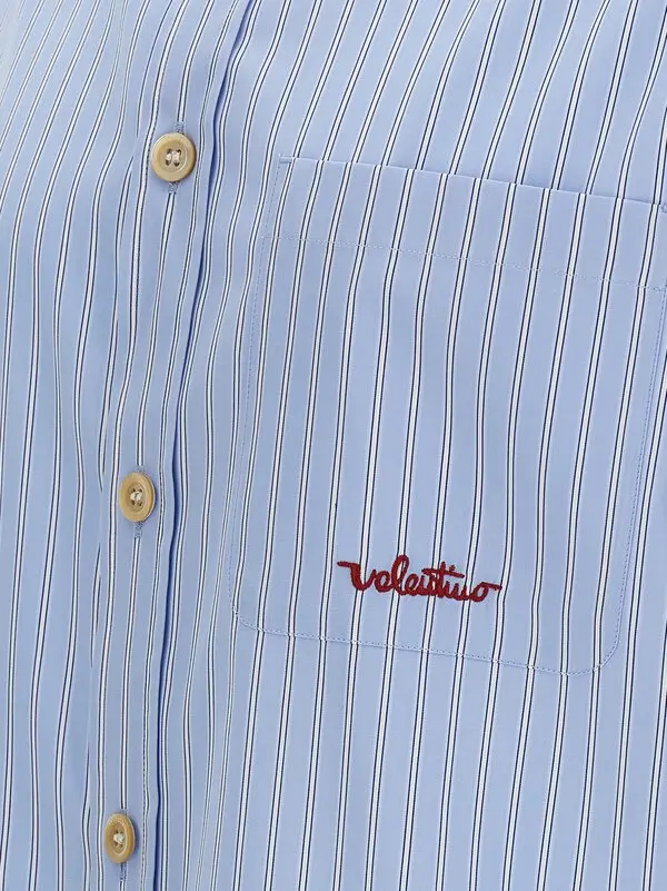 Valentino Garavani Vlogo' Embroidery Shirt - Blue