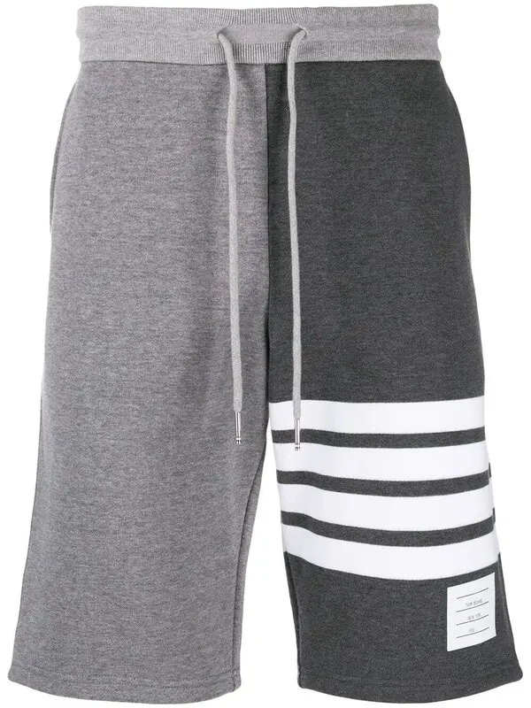 Thom Browne 4-bar Sweat Shorts - Gray