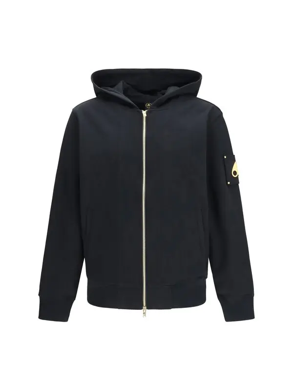 Moose Knuckles Hartsfield Full Zip Hoodie - Black