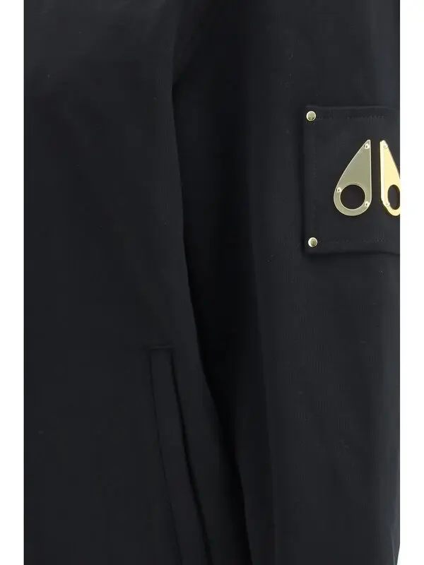 Moose Knuckles Hartsfield Full Zip Hoodie - Black