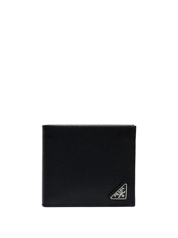 Prada Saffiano Leather Bi-fold Wallet With Coin Pocket