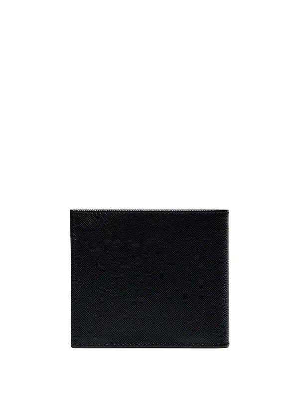 Prada Saffiano Leather Bi-fold Wallet With Coin Pocket