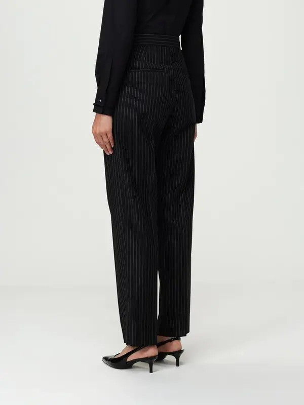 Max Mara Tailored Striped Wool Trousers