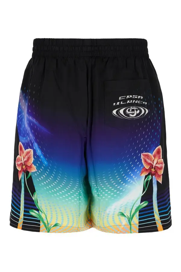 Casablanca Printed Athletic Shorts - Multicolor