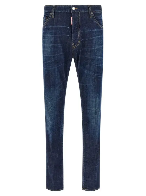 Dsquared2 Cool Guy Stonewashed Jeans - Blue