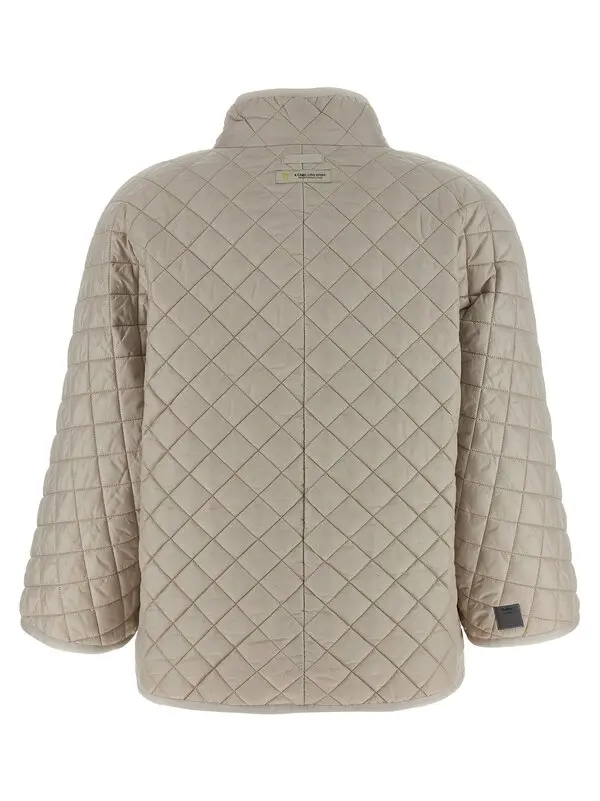 Max Mara Delfina Reversible Cape - Gray