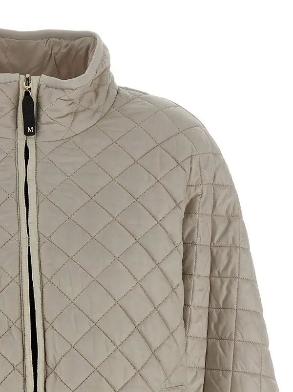 Max Mara Delfina Reversible Cape - Gray