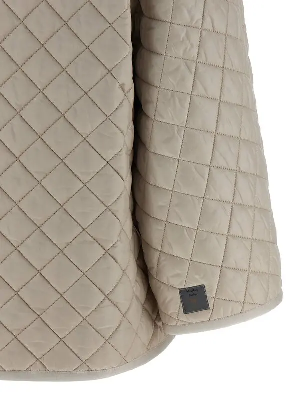 Max Mara Delfina Reversible Cape - Gray