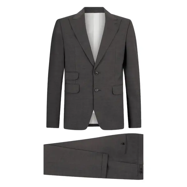 Dsquared2 Grey Suits Single Breasted Suits - Gray