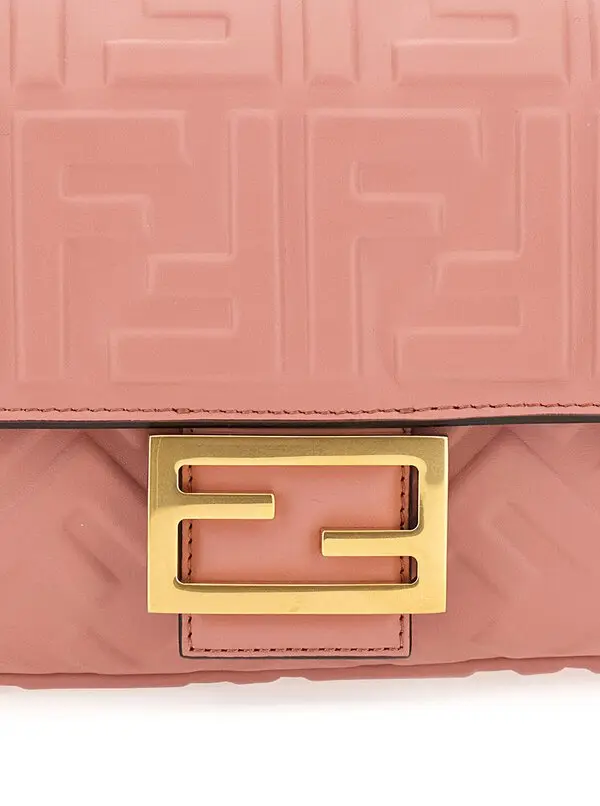 Fendi Baguette Shoulder Bag In Ff Canvas - Multicolor