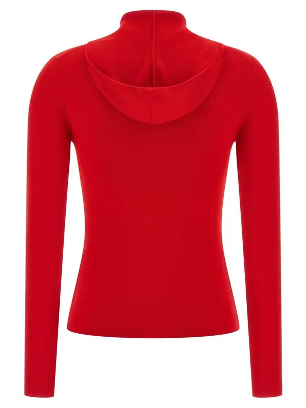 Victoria Beckham Hooded Zip-up Cardigan