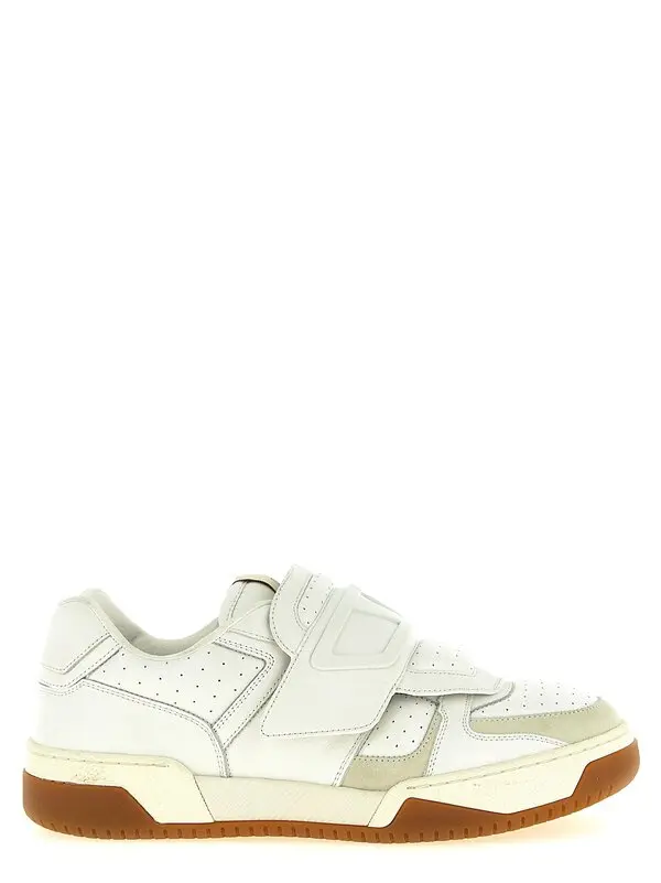 Valentino Garavani Joie De Jouer' Nappa Calf Leather And Suede Sneakers - White