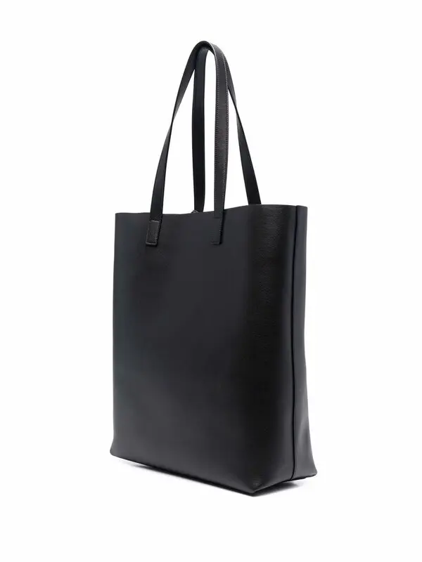 Saint Laurent Leather Tote Bag - Black
