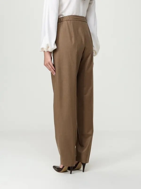 Max Mara Tailored Wool Blend Trousers - Brown
