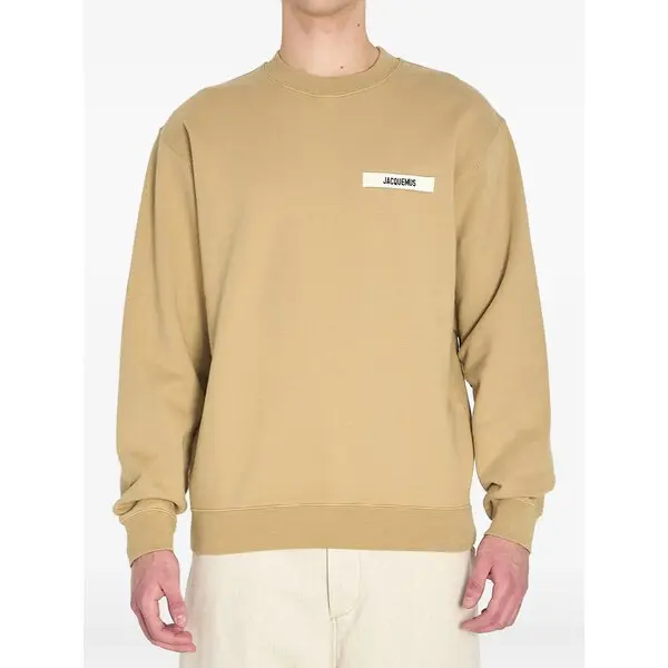 Jacquemus Embroidered Logo Crew Neck Sweatshirt