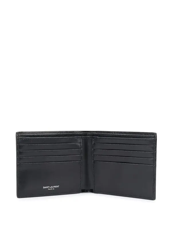 Saint Laurent Cassandre East/west Wallet - Black