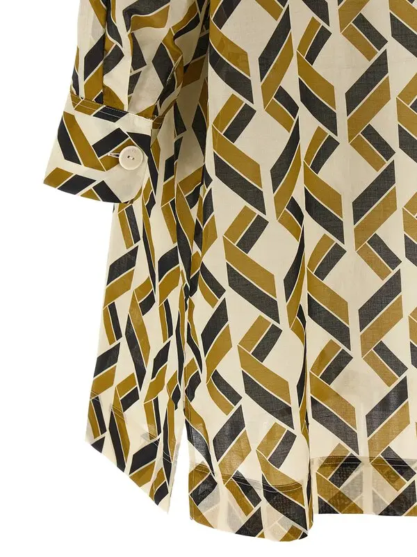 ERES Espace Printed Cotton Mini Dress