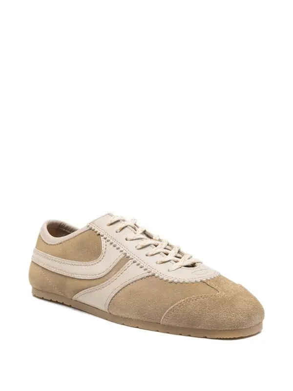 Dries Van Noten Panelled Leather Sneakers - Multicolor