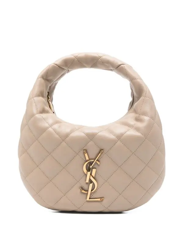 Saint Laurent Quilted Leather Hobo Bag - Multicolor