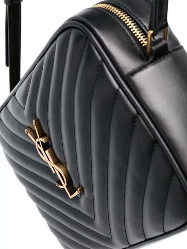 Saint Laurent Quilted Leather Lou Camera Bag - Black