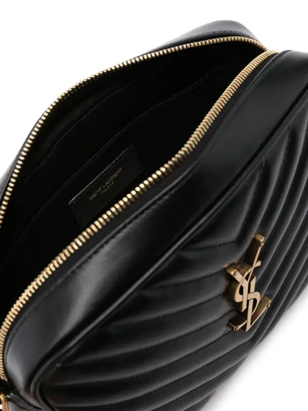 Saint Laurent Quilted Leather Lou Camera Bag - Black