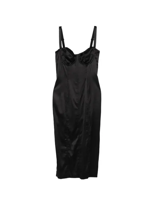 Dolce & Gabbana Silk Midi Dress - Multicolor