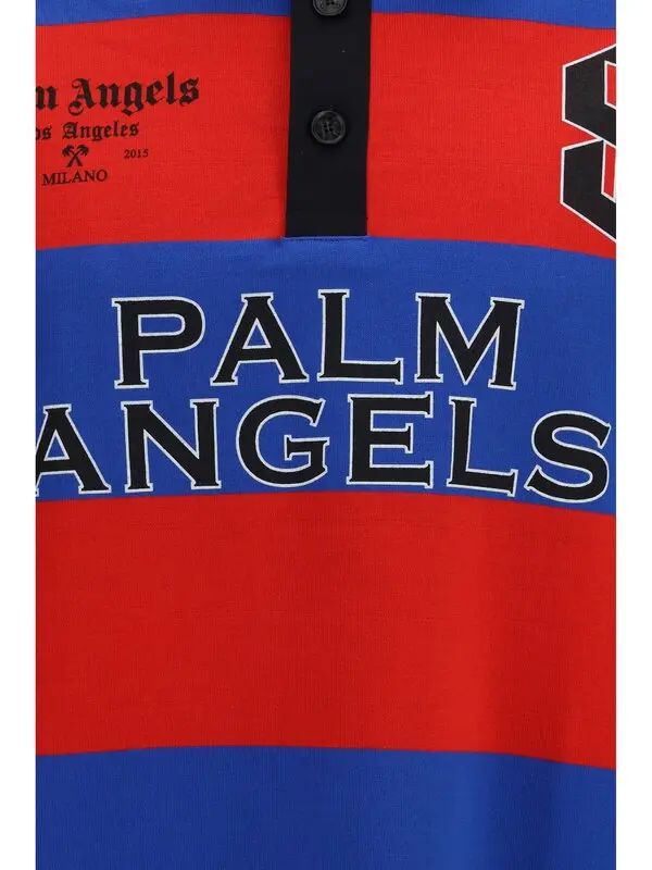 Palm Angels Palm Sport Stripes Short-sleeve Polo