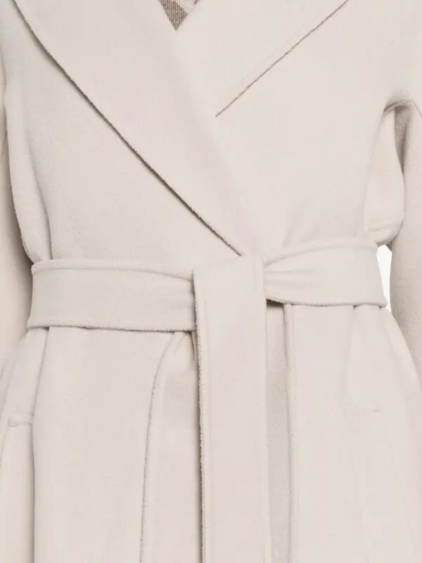 Max Mara Wool Long Coat - Multicolor