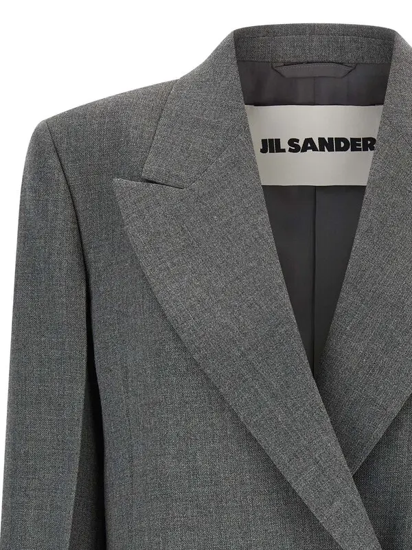 JIL SANDER Double-breasted Wool Blazer