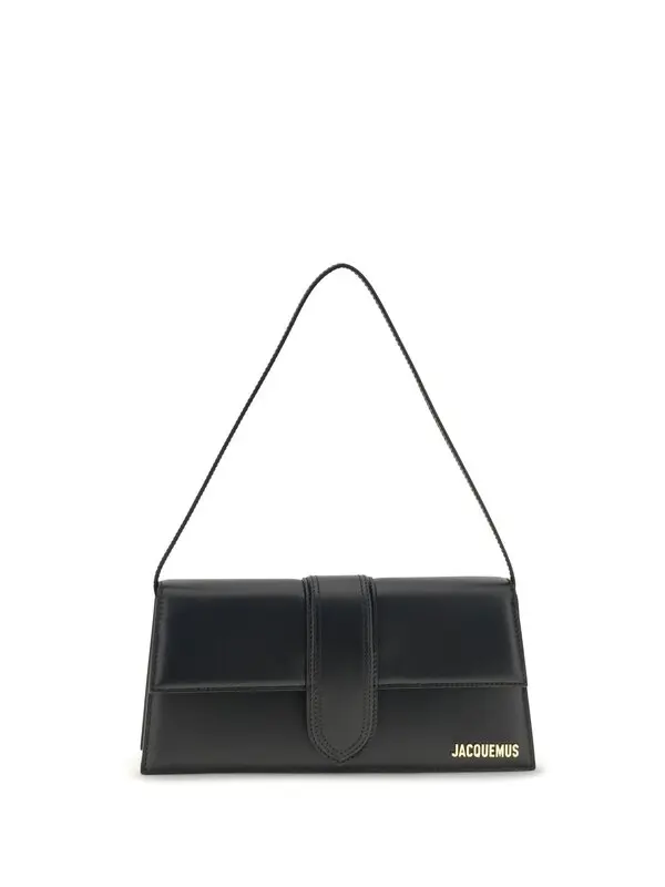 Jacquemus Le Bambino Long Leather Shoulder Bag - Black