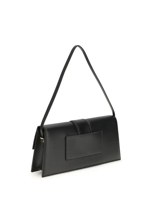 Jacquemus Le Bambino Long Leather Shoulder Bag - Black