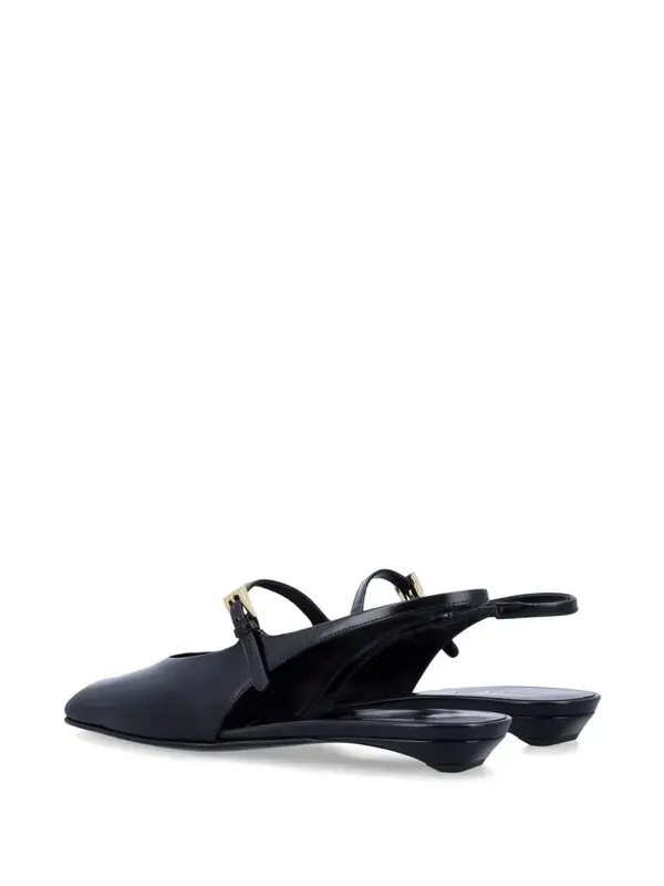 Prada Leather Slingback Ballerinas