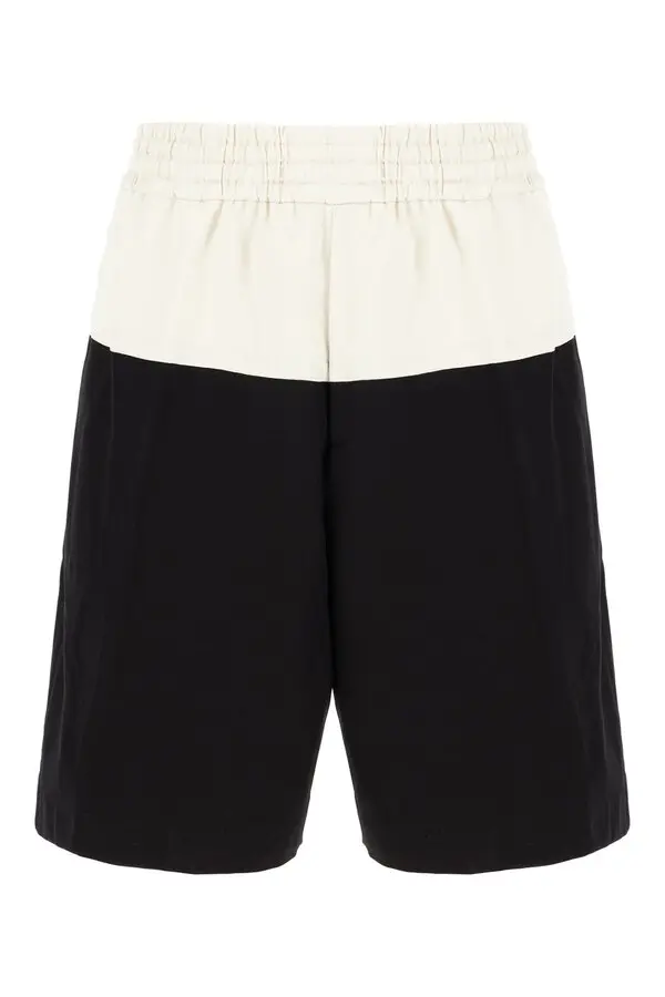 Dries Van Noten Color-blocked Relaxed Fit Shorts
