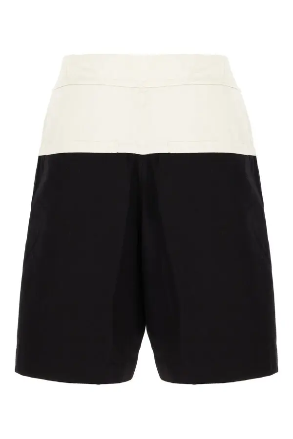Dries Van Noten Color-blocked Relaxed Fit Shorts
