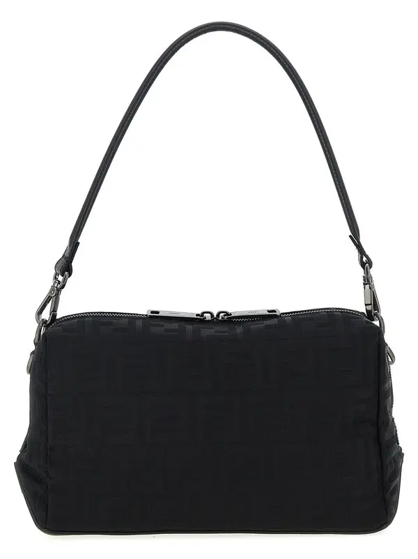 Fendi Lui Medium Squared Ff Shoulder Bag - Black