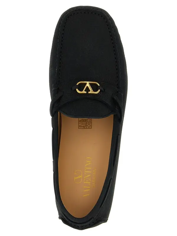 Valentino Garavani Driver Fastaway Loafers - Black