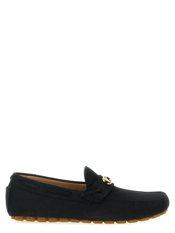 Valentino Garavani Driver Fastaway Loafers - Black