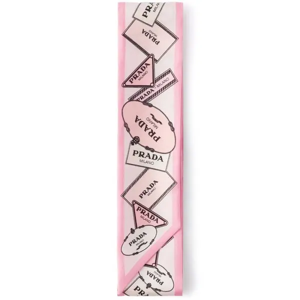 Prada Silk Printed Scarf