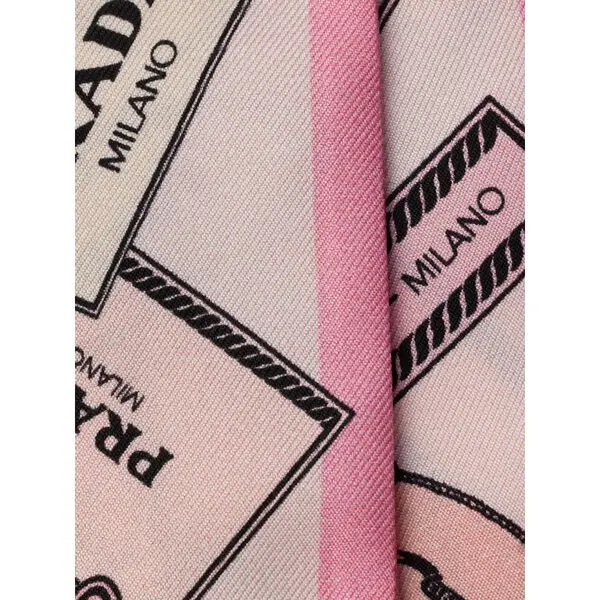 Prada Silk Printed Scarf