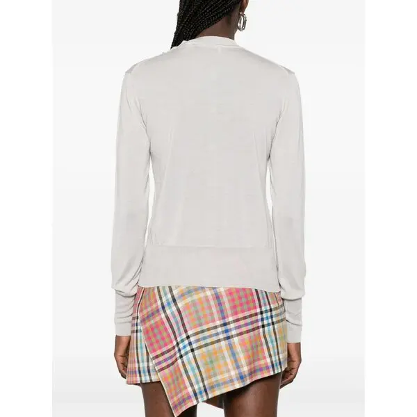 VIVIENNE WESTWOOD Grey Knitwear Cardigan - Gray