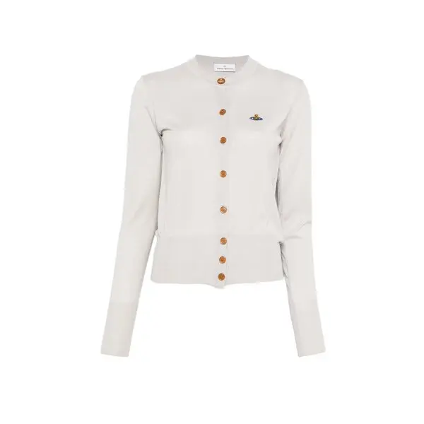 VIVIENNE WESTWOOD Grey Knitwear Cardigan - Gray