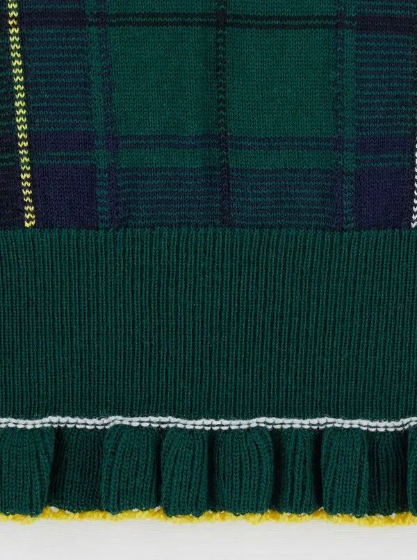 Alexander McQueen Wool Tartan Crew Neck Sweater - Multicolor