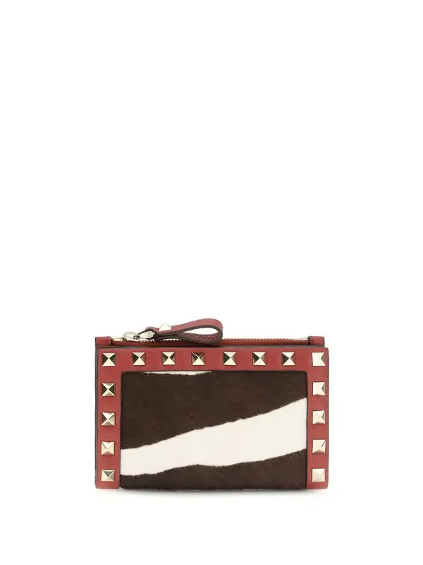 Valentino Garavani Rockstud Animalier Coin Purse - Multicolor