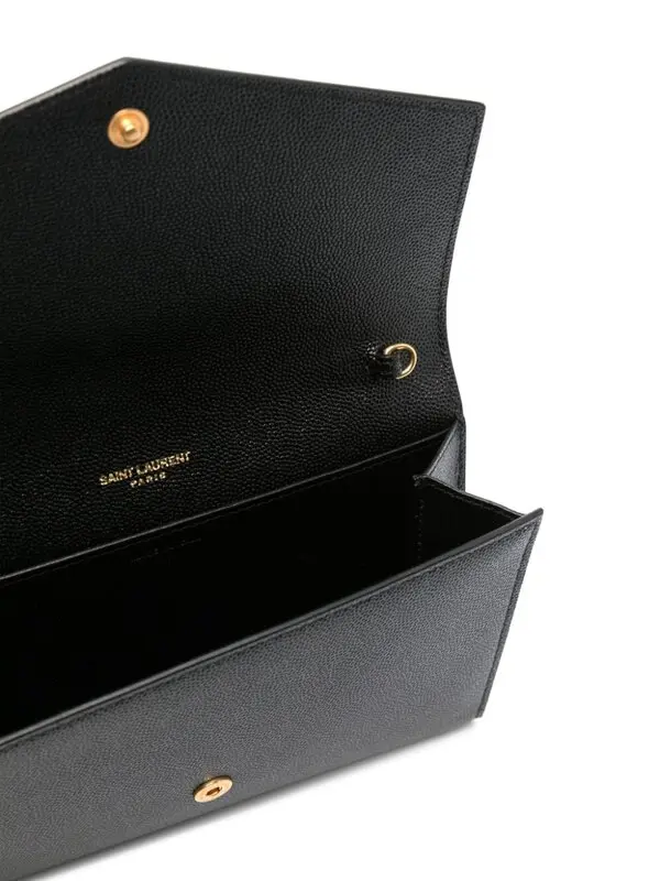 Saint Laurent Uptown Leather Wallet On Chain - Multicolor