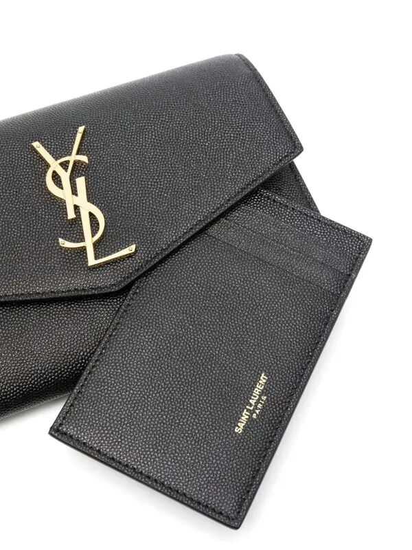 Saint Laurent Uptown Leather Wallet On Chain - Multicolor