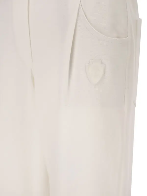 Brunello Cucinelli Stretch Cotton Gabardine Jogging Trousers